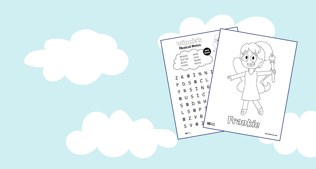 Free Hi Tooth Fairy Activities - Printable Coloring Pages and More